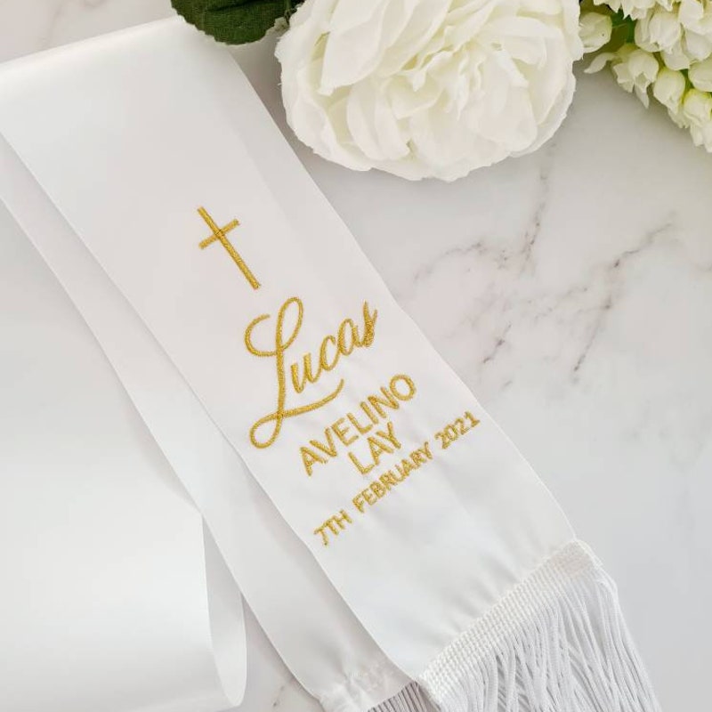Baptism Stole - Etsy