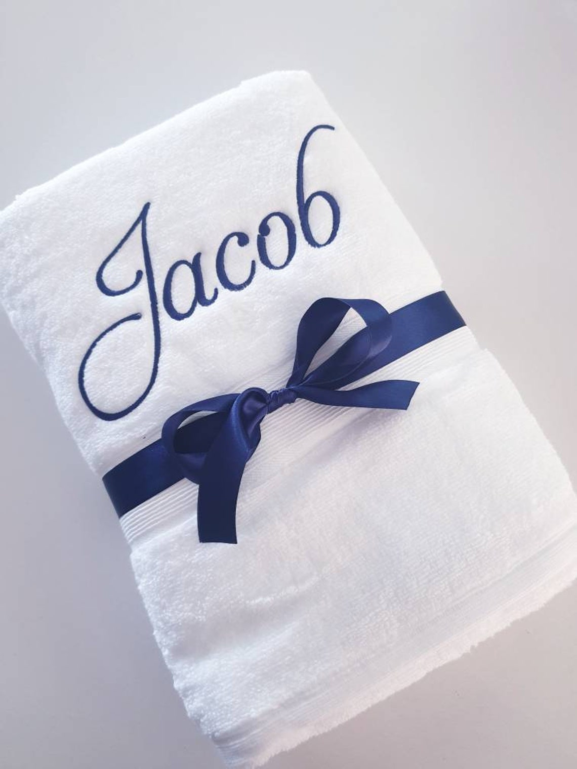 Personalised Towel Bath Towel Size Custom Name SHERIDAN | Etsy