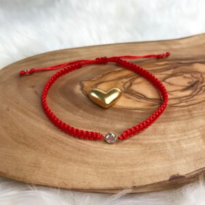 Matching Red String Bracelets, Pair of Red Bracelets, Mother Daughter ...