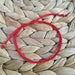 Thin Red Braided Bracelet, Red String Bracelet, Red Bracelet for ...