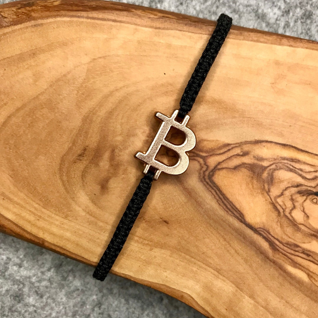 Buy Gold Bitcoin Bracelet, Cryptocurrency Bracelet, Crypto Bracelet ...