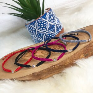 Matching Red String Bracelets, Pair of Red Bracelets, Mother Daughter ...