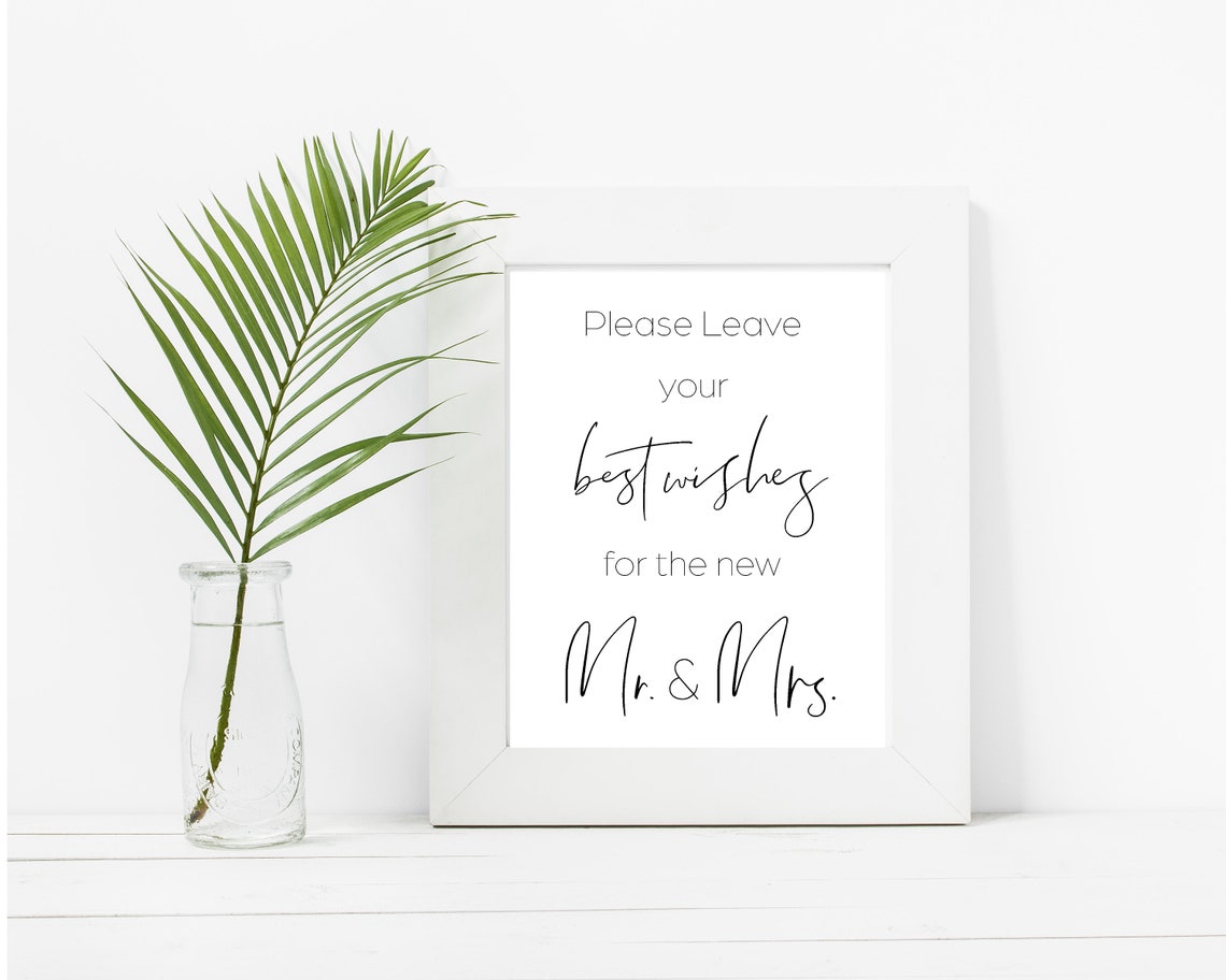 Modern Wedding Signs Bundle Printable Wedding Signs DIY - Etsy