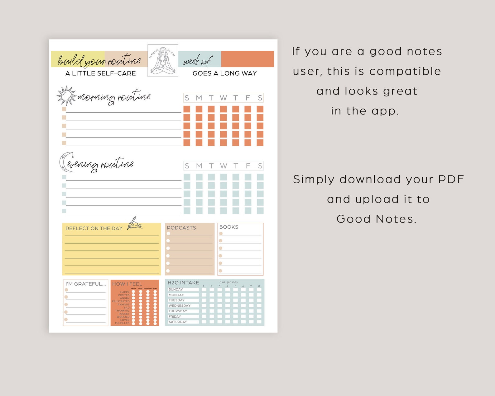 Self Care Guide and Planner Bundle Editable Self Care - Etsy