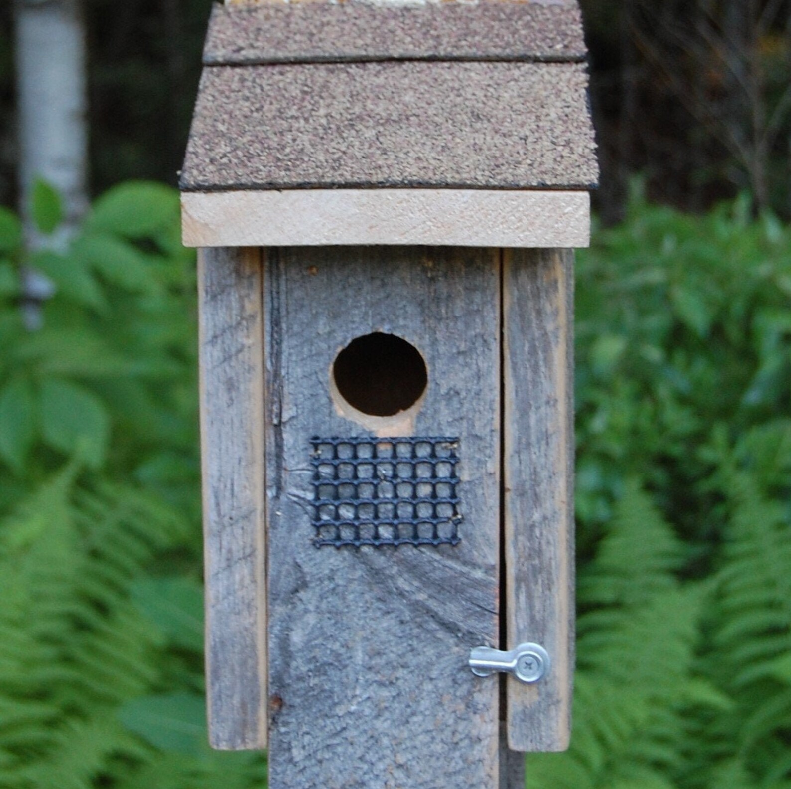 Rustic Wood Warbler House free Shipping | Etsy