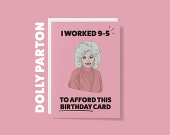 Dolly Parton Card | Etsy