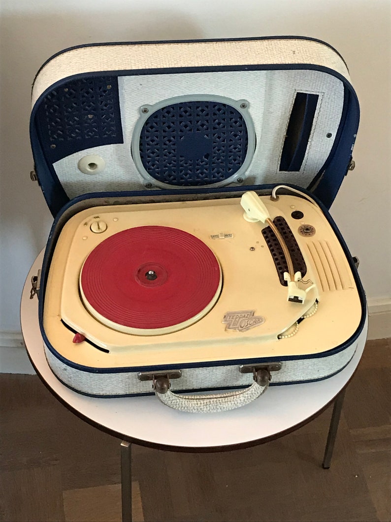 Vintage Portable Record Player - Etsy