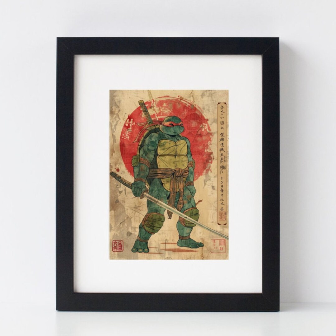 Teenage Mutant Ninja Turtles Printable Wall Art TMNT Anime Poster ...