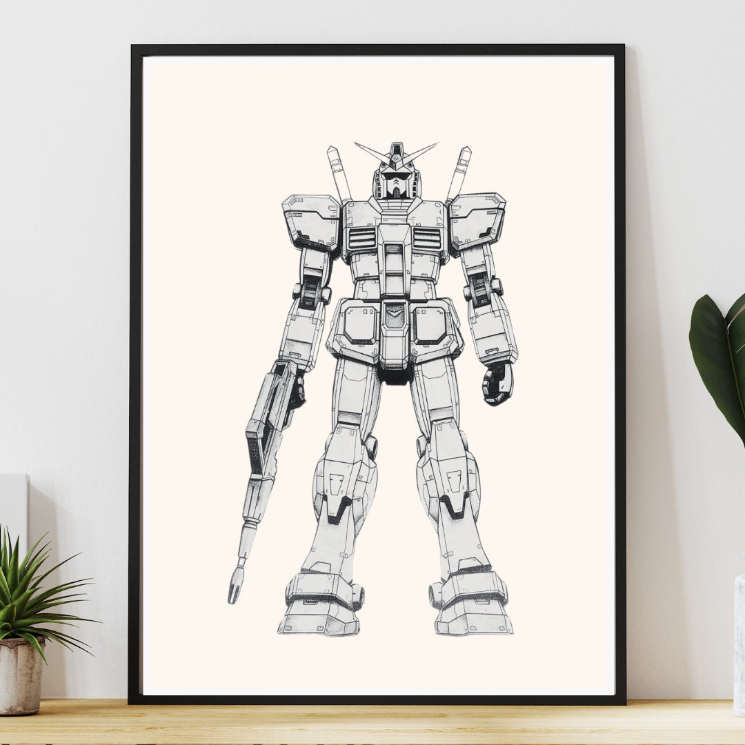 Strike Gundam Anime Art Gunpla Anime Art Commission & Mecha Manga Wall ...