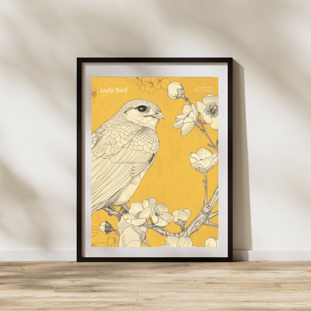 Lady Bird Movie Poster Printable Wall Art PNG Download Film Posters - Etsy