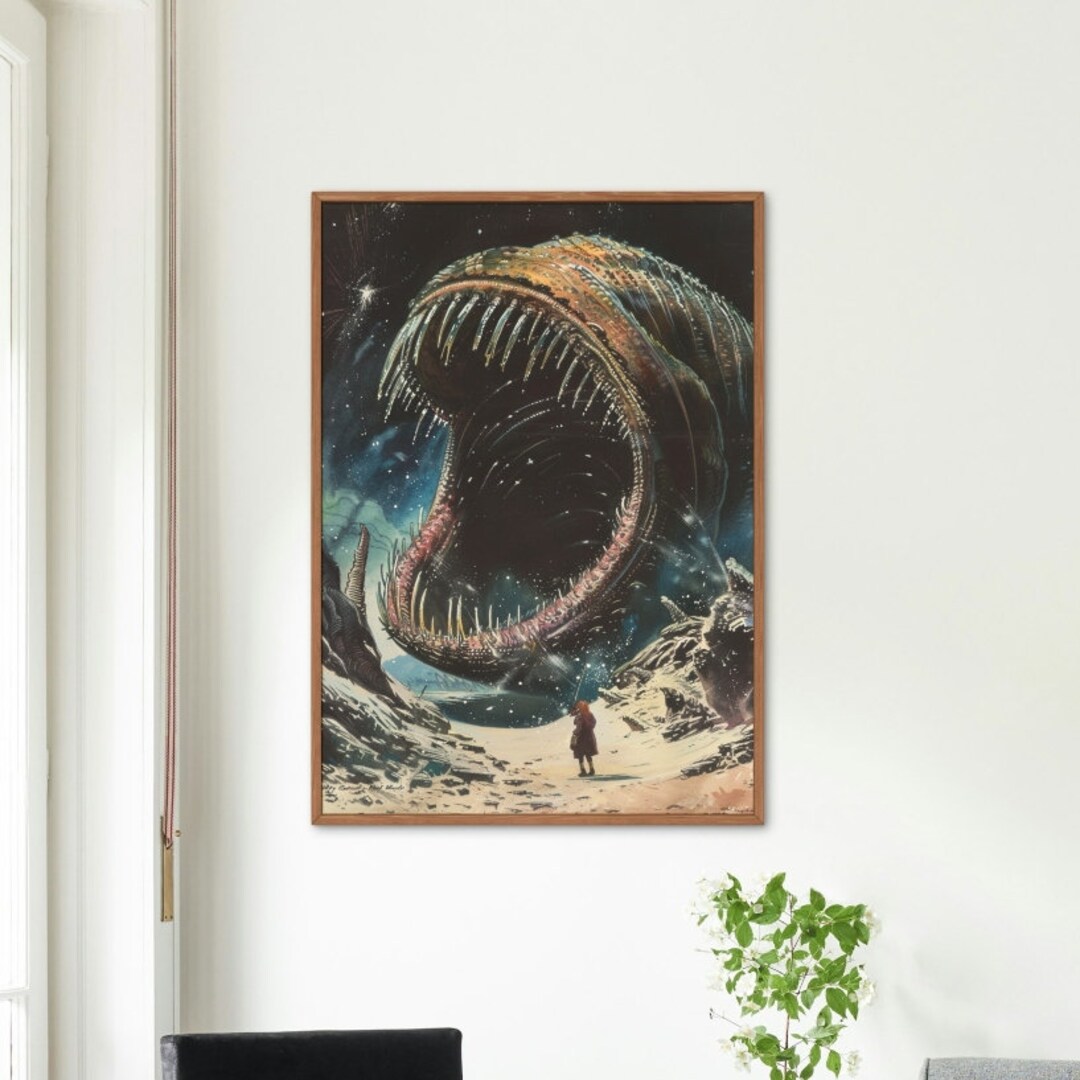 Sandworm Dune Movie Poster / Printable Wall Art / Dune Imperium Fantasy ...