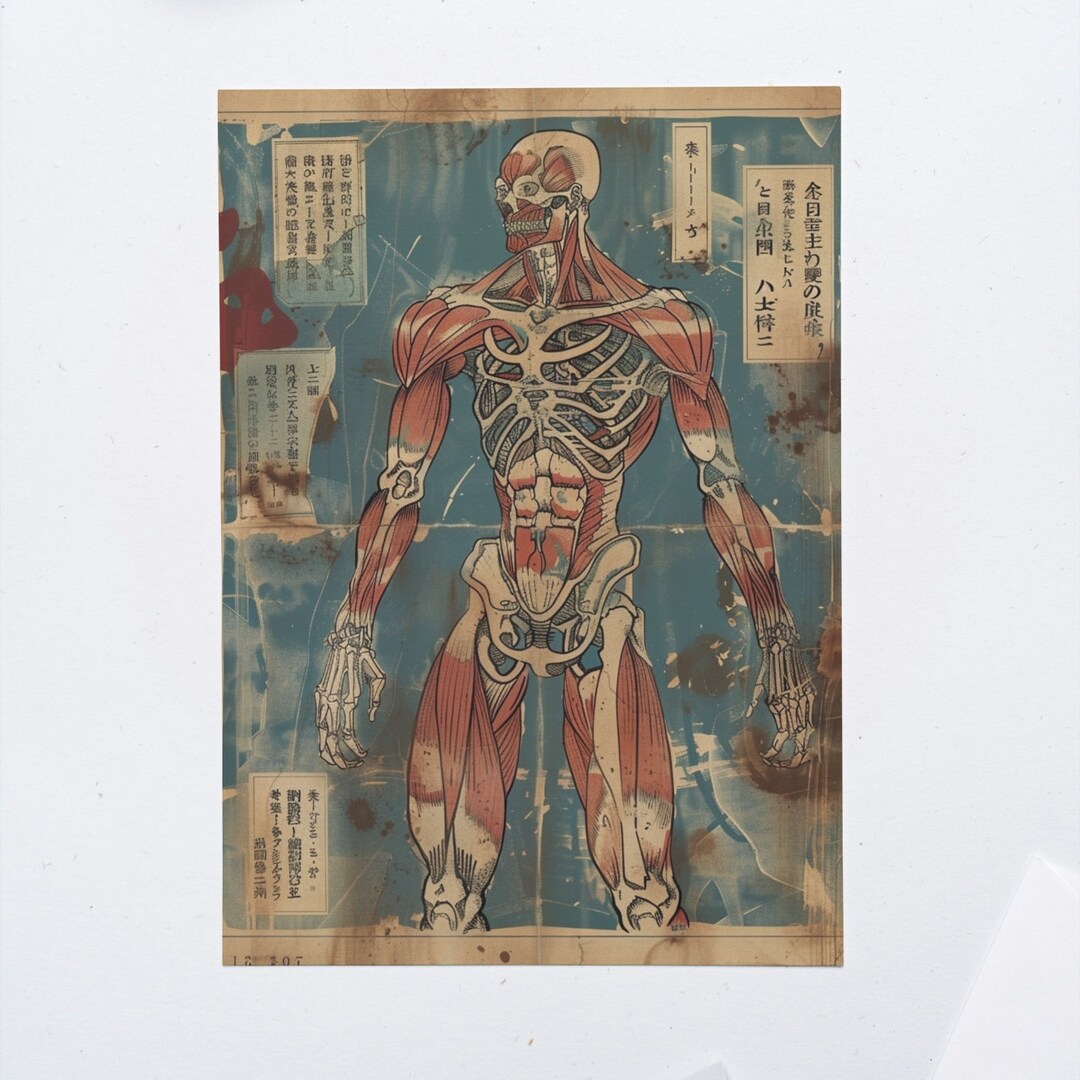 Titan Anatomy Art / Attack on Titan Printable Wall Art / AOT Anime ...