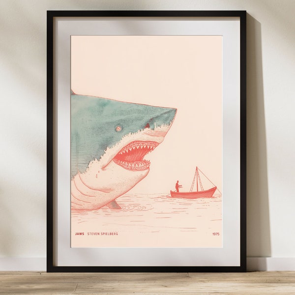Jaws Bathroom Decor - Etsy