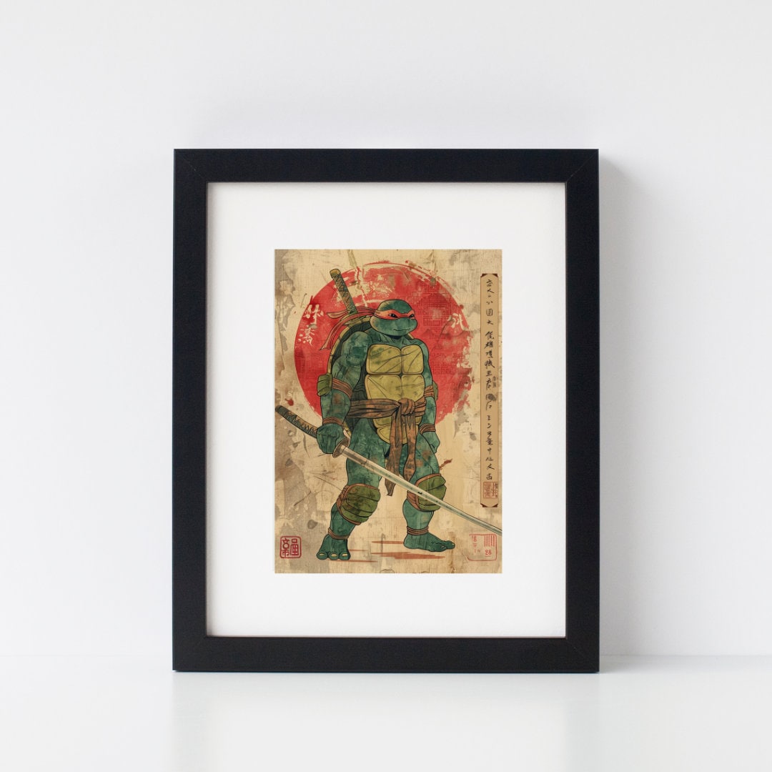 Teenage Mutant Ninja Turtles Printable Wall Art TMNT Anime Poster ...