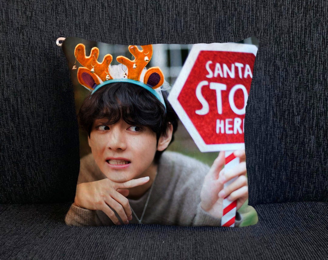 Tae-hyung Mini Pillows BTS V Keychain - Etsy