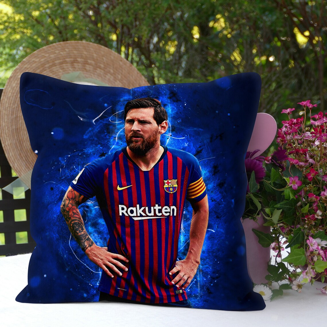 Lionel Messi Mini Pillows FC Barcelona Pillows Cute Home - Etsy