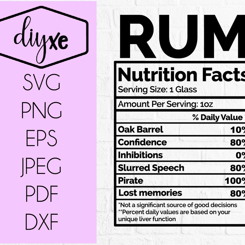 Rum Svg - Etsy