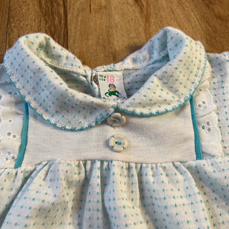 Vintage 1980s GARANIMALS Feminine Flare - Blue Striped Pattern Short ...