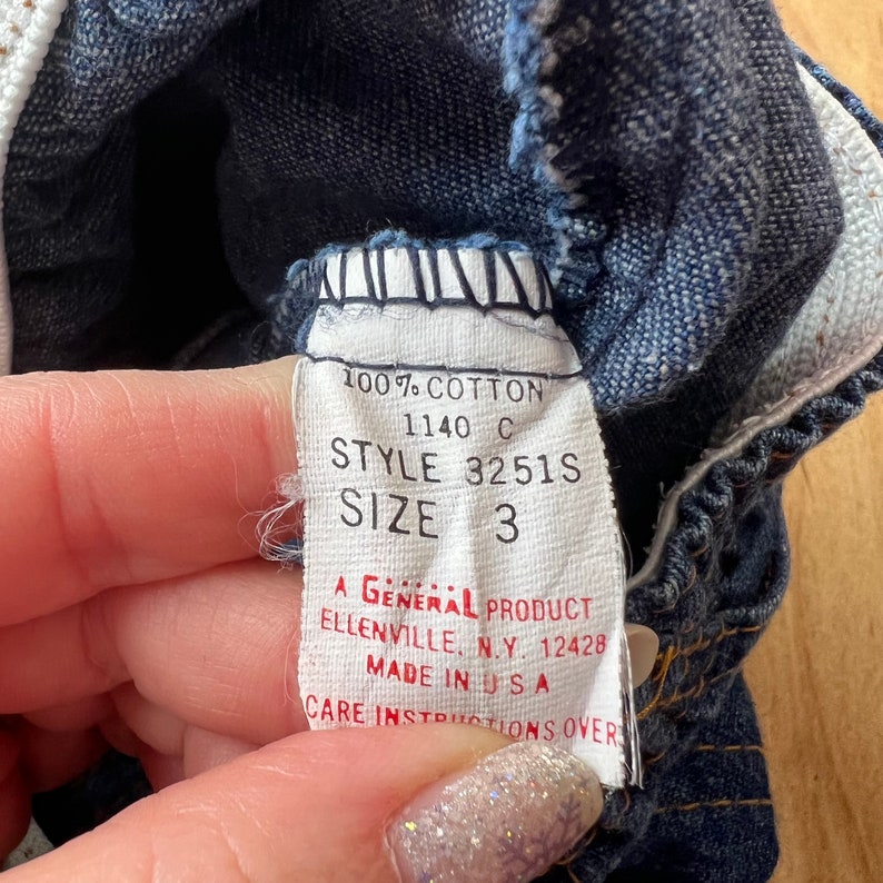 Vintage 1980s GARANIMALS Soft Blue Wash Gold Stitching - Etsy