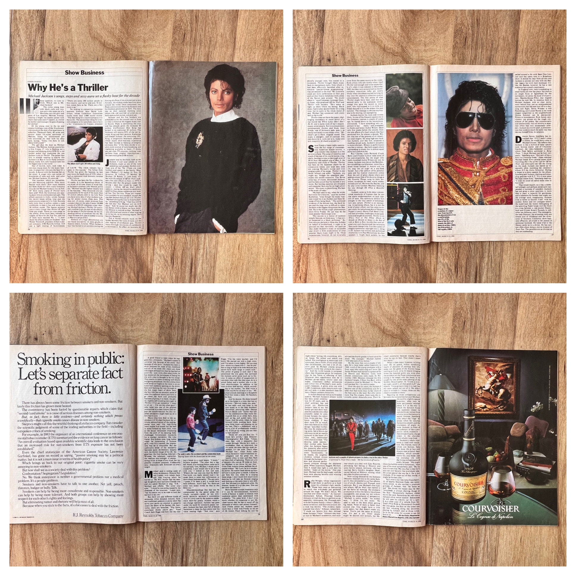 Vintage TIME Magazine MICHAEL JACKSON Andy Warhol Cover March 19, 1984 ...