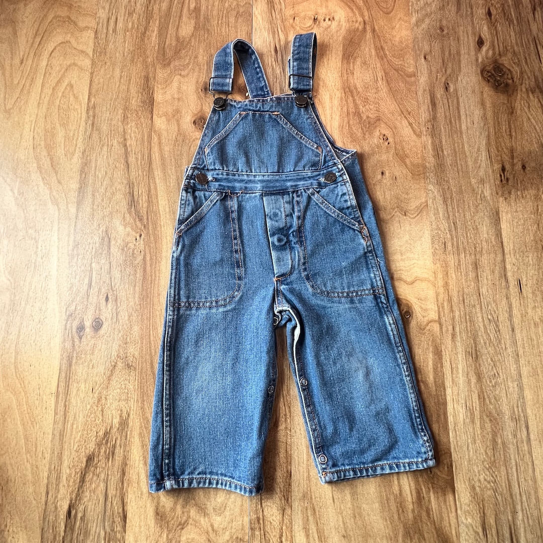 Vintage 1980s Sesame Street Brand DENIM Buckle Overalls Size 24mo - Etsy