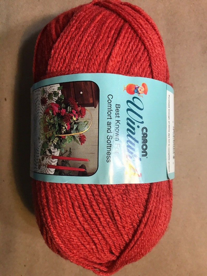 Vintage WINTUK 4 by Caron PERSIMMON 0058 3.5 Oz Skein 4ply - Etsy