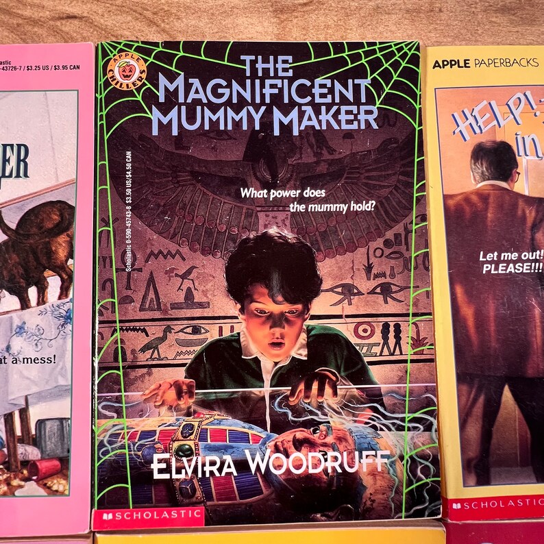 SCHOLASTIC Book Fair LOT of 6 Soft Cover Books (1989-1997) By: Apple ...