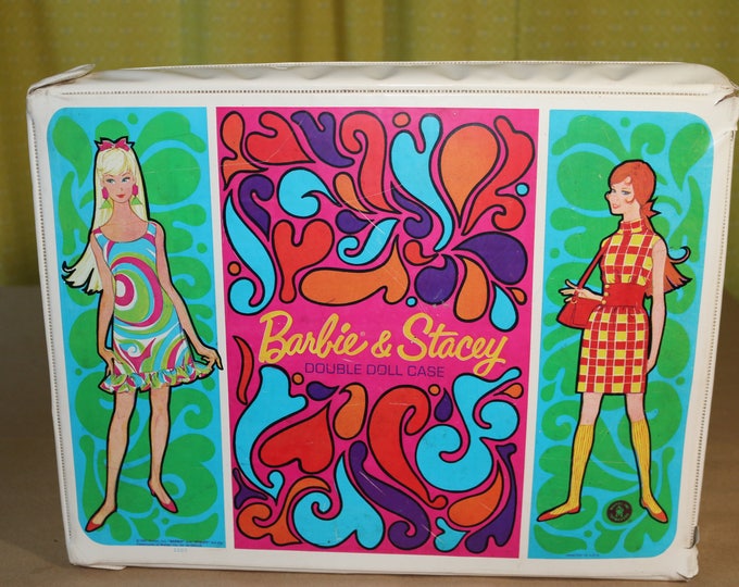 Vintage 1967 BARBIE & Stacey Double Doll Case By: Mattel - Etsy