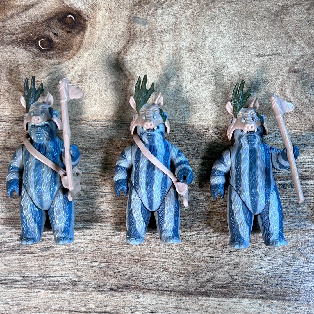 Vintage 1984 Star Wars TEEBO Ewoks Return of the Jedi loose By: Kenner ...