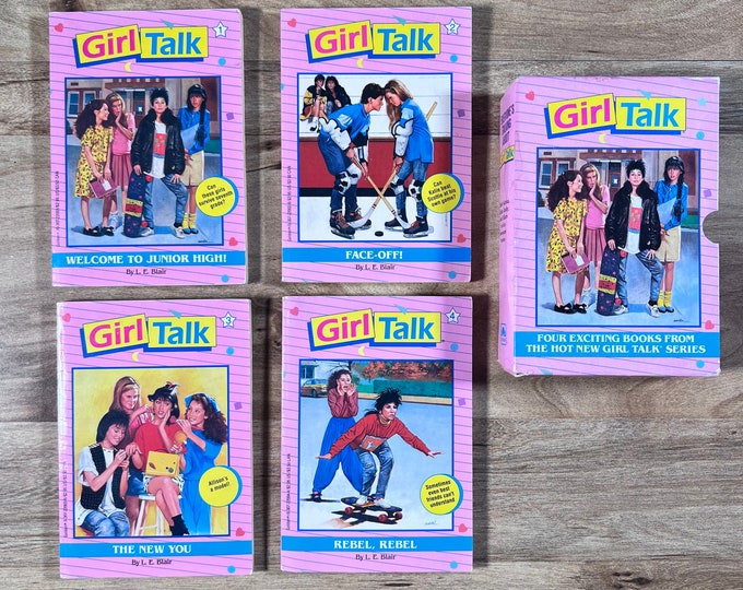 GIRL TALK Classic 1990 Young Adult Series Set of 4 Books By: L.e.blair ...