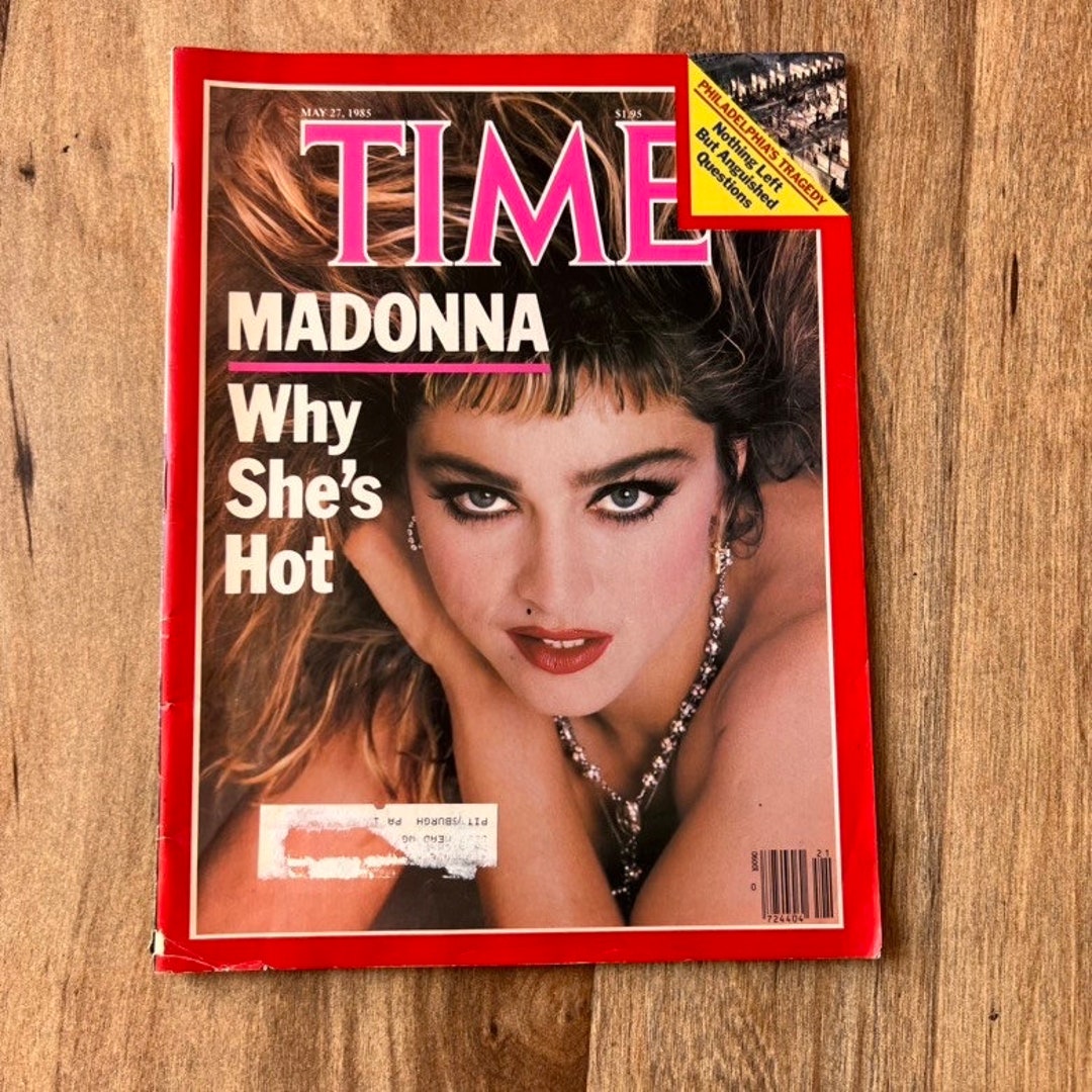 Vintage TIME Magazine MADONNA May 27, 1985 Ads: 1985 Vehicles Jeep ...