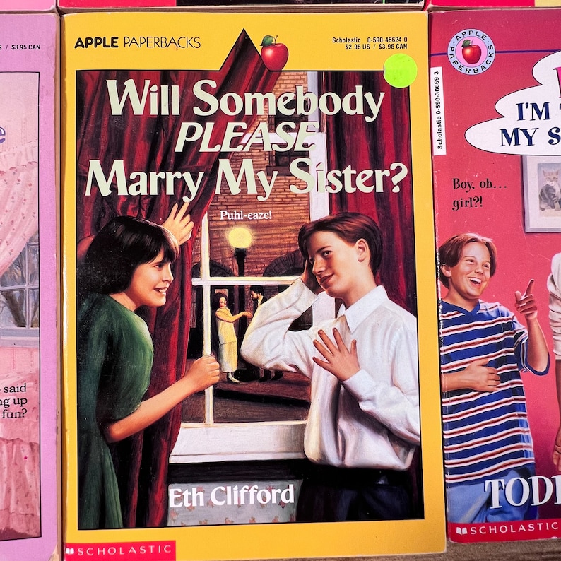 SCHOLASTIC Book Fair LOT of 6 Soft Cover Books (1989-1997) By: Apple ...