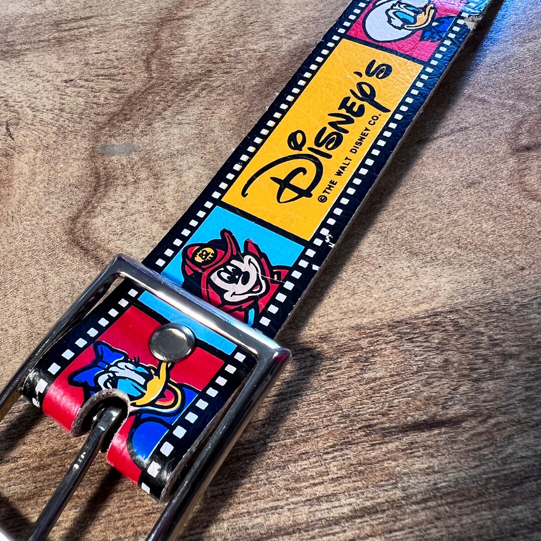 Vintage Disney LEE Kids Character Belt (filmstrip) - Sz 20/22 Genuine ...