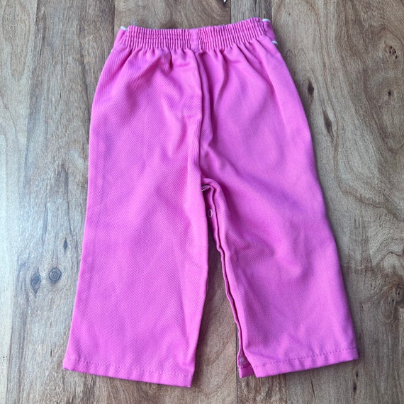 Vintage 1980s GARANIMALS - Girls Pink HEART Pants - B… - Gem