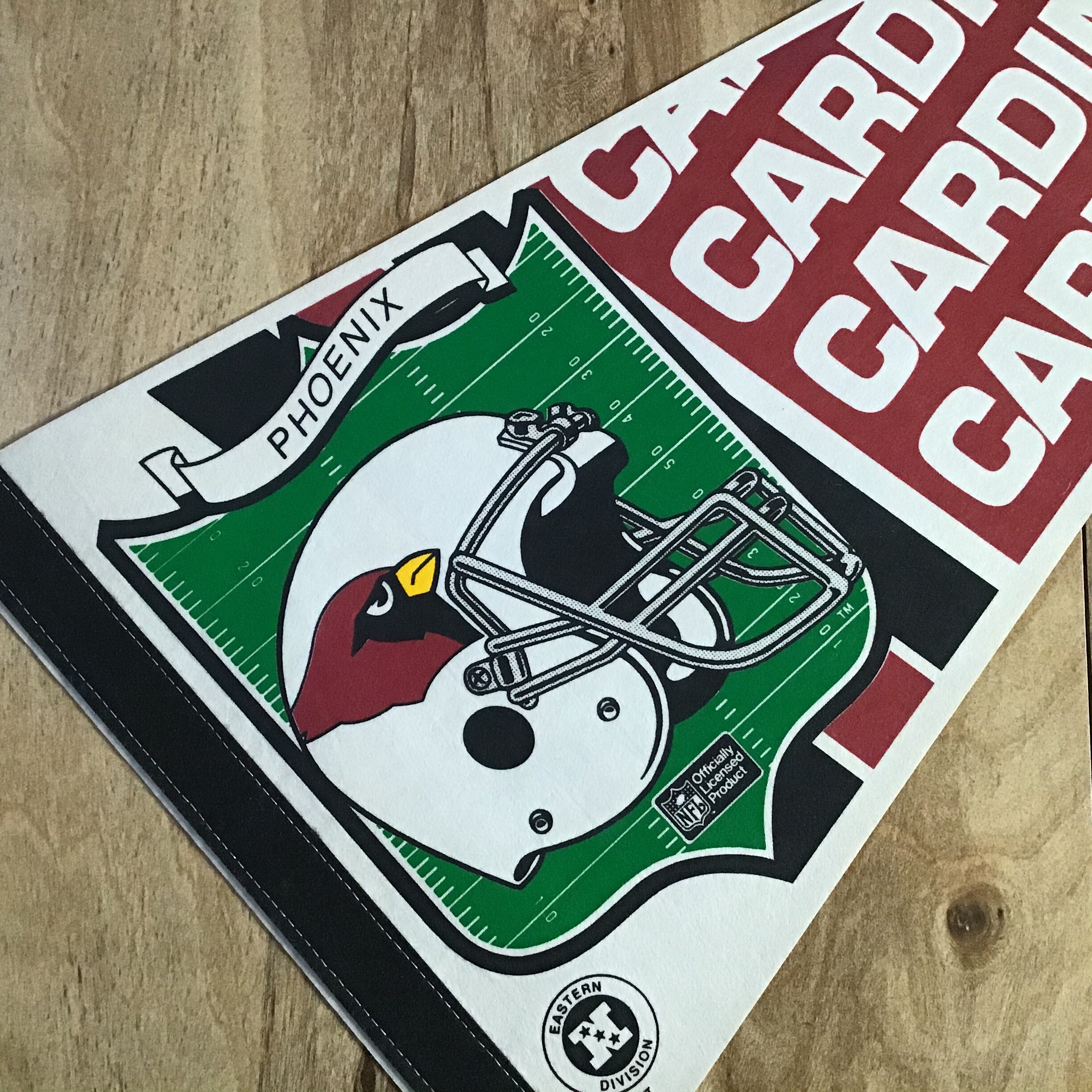Vintage 80's Arizona Cardinals CARDS Felt Football | Etsy