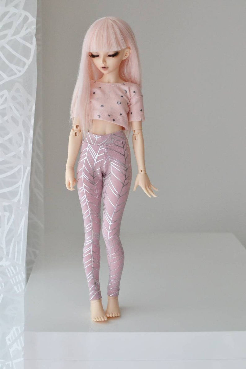 Pastel Pink Moon and Stars Top for SLIM MSD BJD | Etsy