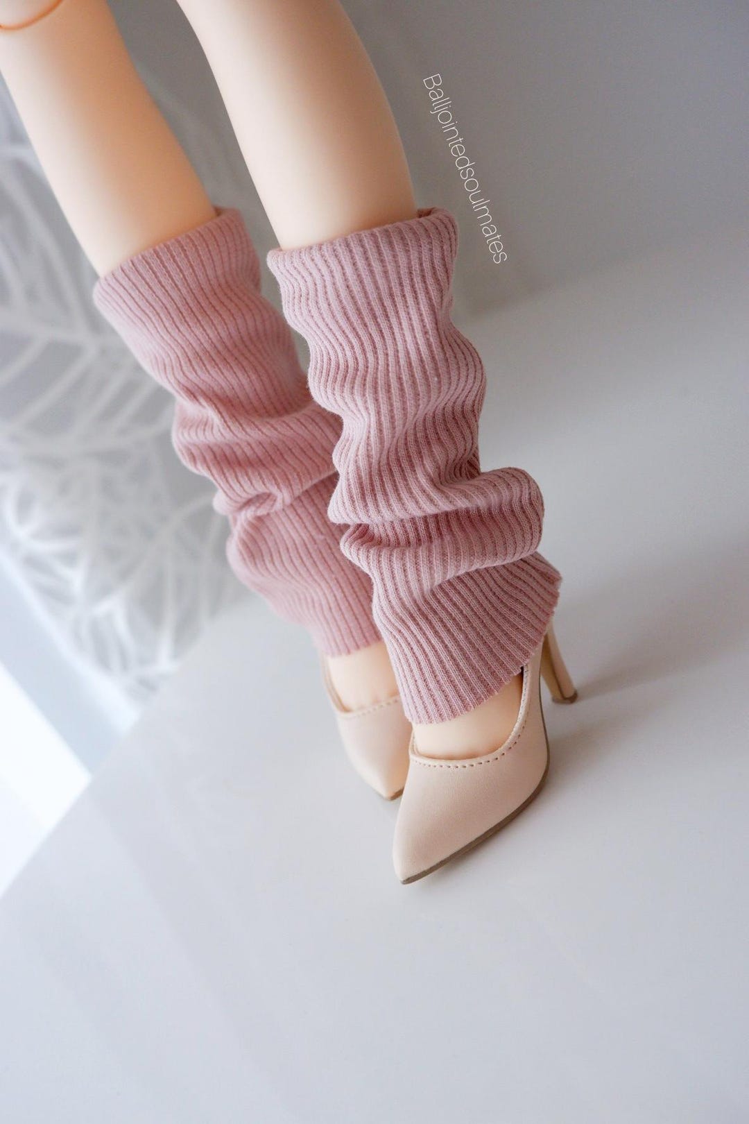SD BJD Smartdoll Feeple60 Dollfiedream 1/3 Dusty Pink Leg Warmers - Etsy