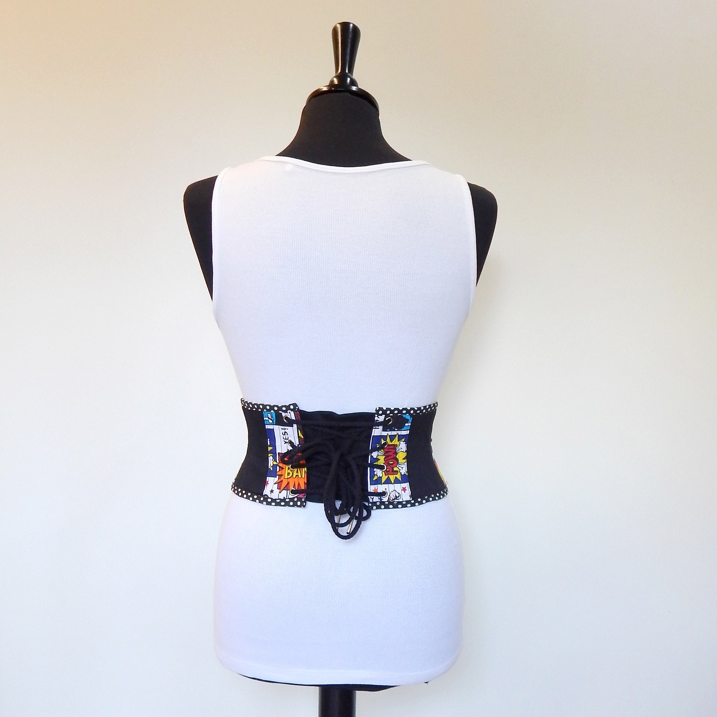 Corset Corset Belt Comic Comic Art Rockabilly Pin Up - Etsy