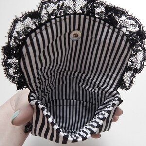 Raven Gothic Coin Purse – Handmade Bird Wallet, Unique Gothic Gift for ...