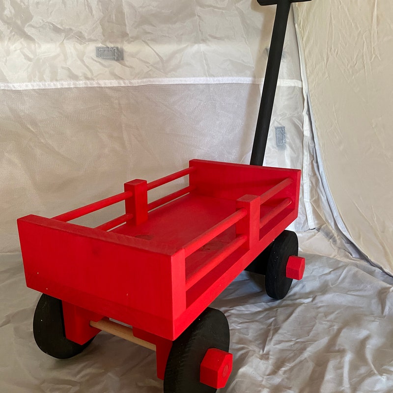 Red Wagon - Etsy