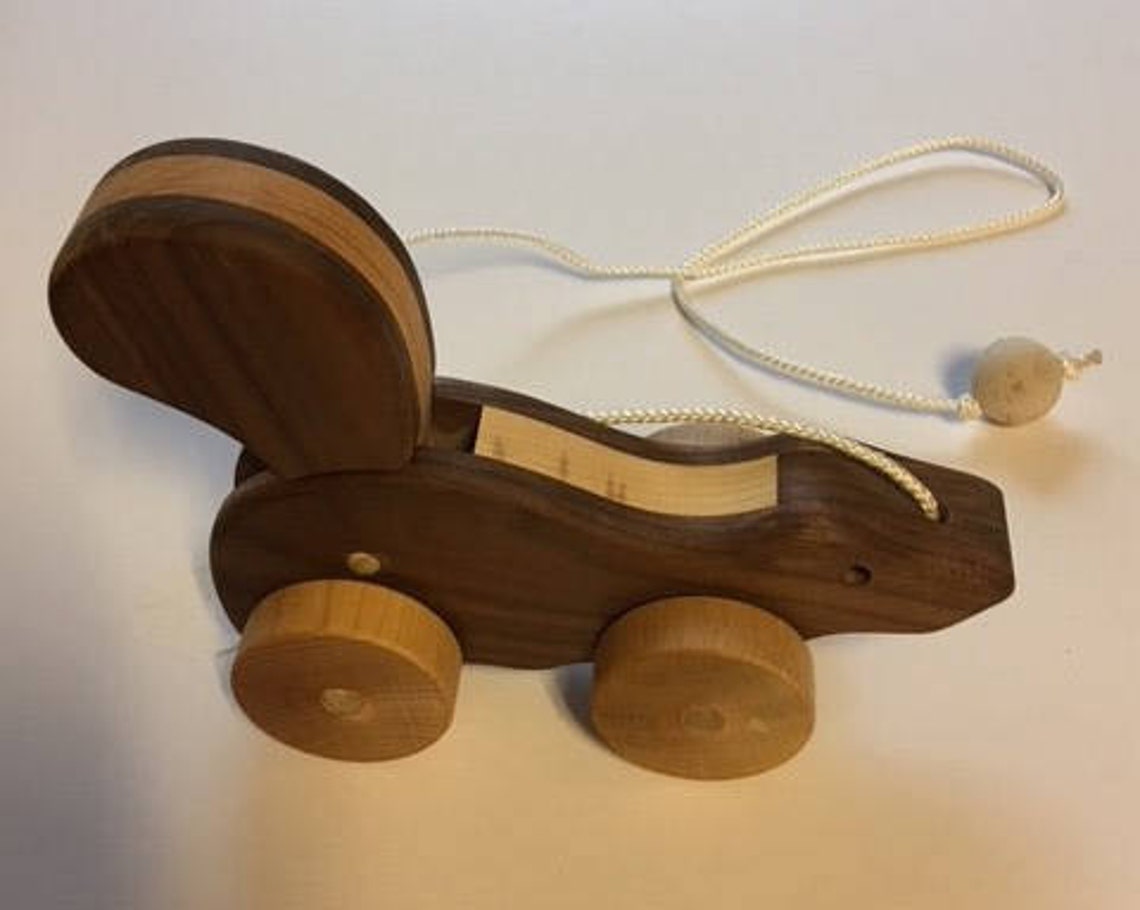 Skunk Pull Toy - Etsy