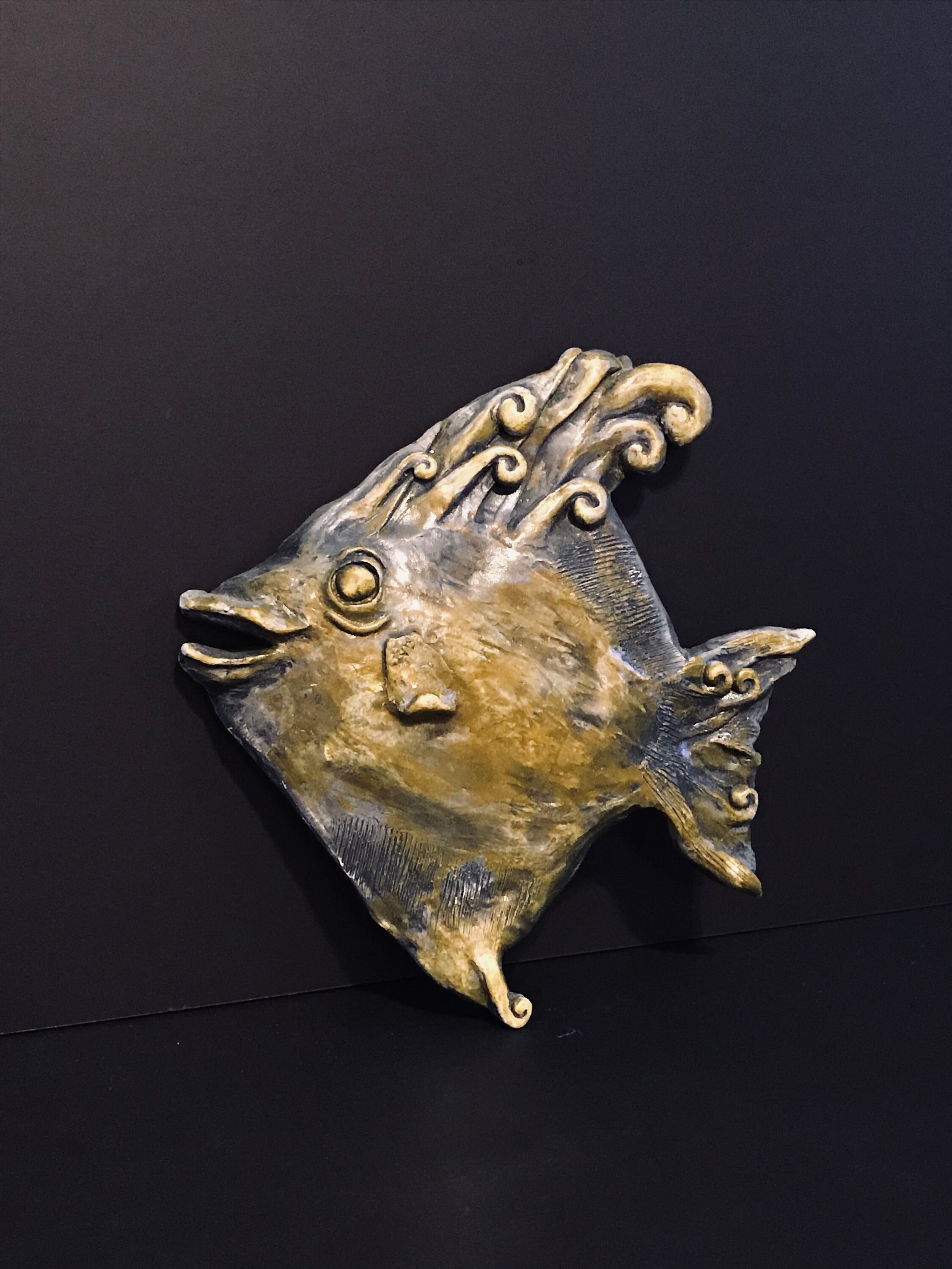 Wall Décor Home Décor Home & Living vintage fish handmade decor Vintage ...