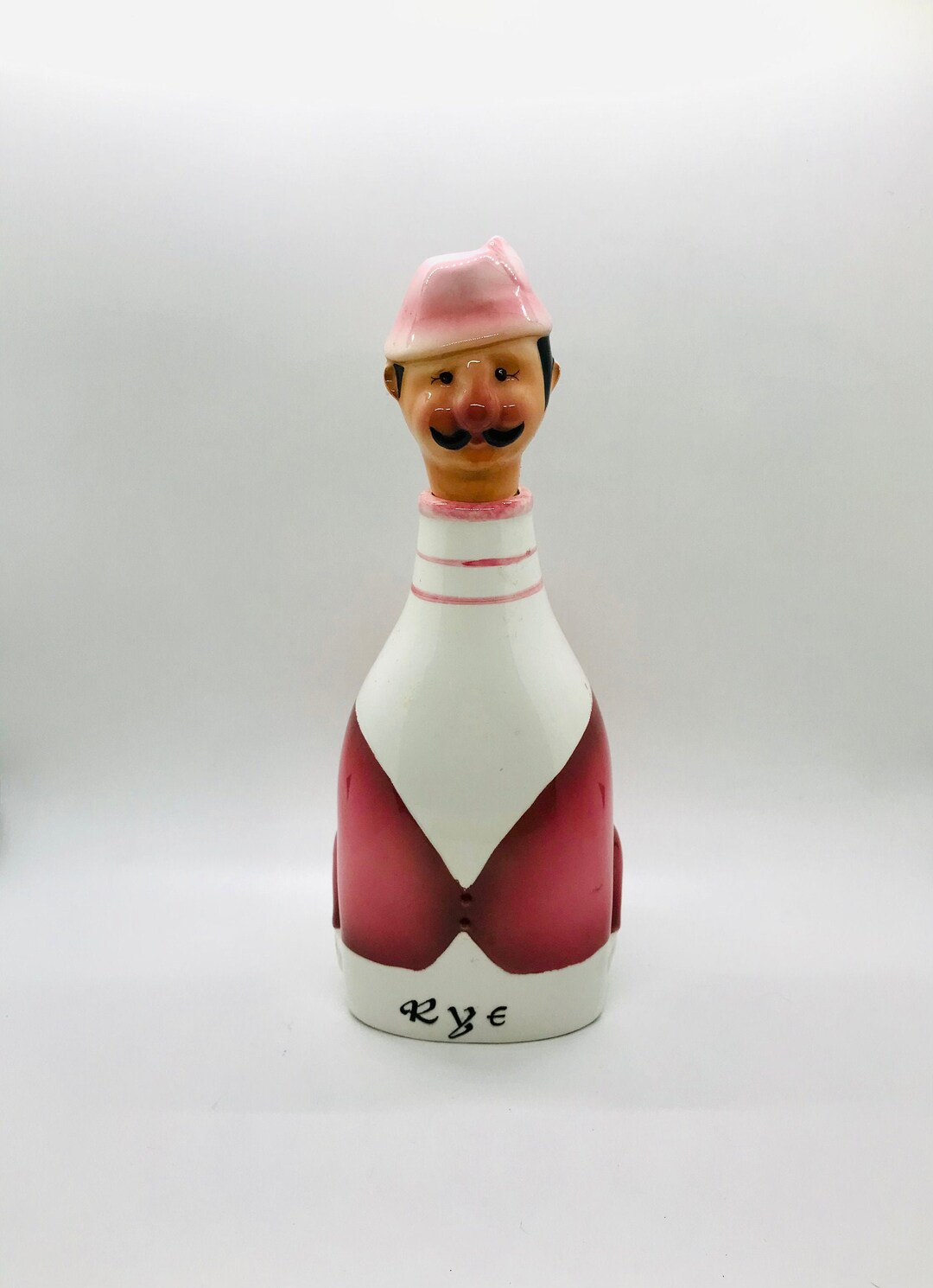 Vintage Ceramic Rye Decanter Cork Head Decanter Vintage - Etsy