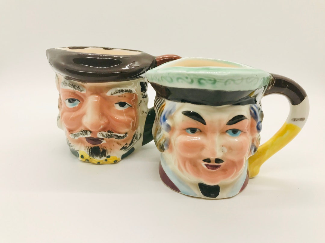 Mini Vintage Toby Jug Mugs, Mini Mugs, Toby Jug, Toby Jug Mug, Mini ...