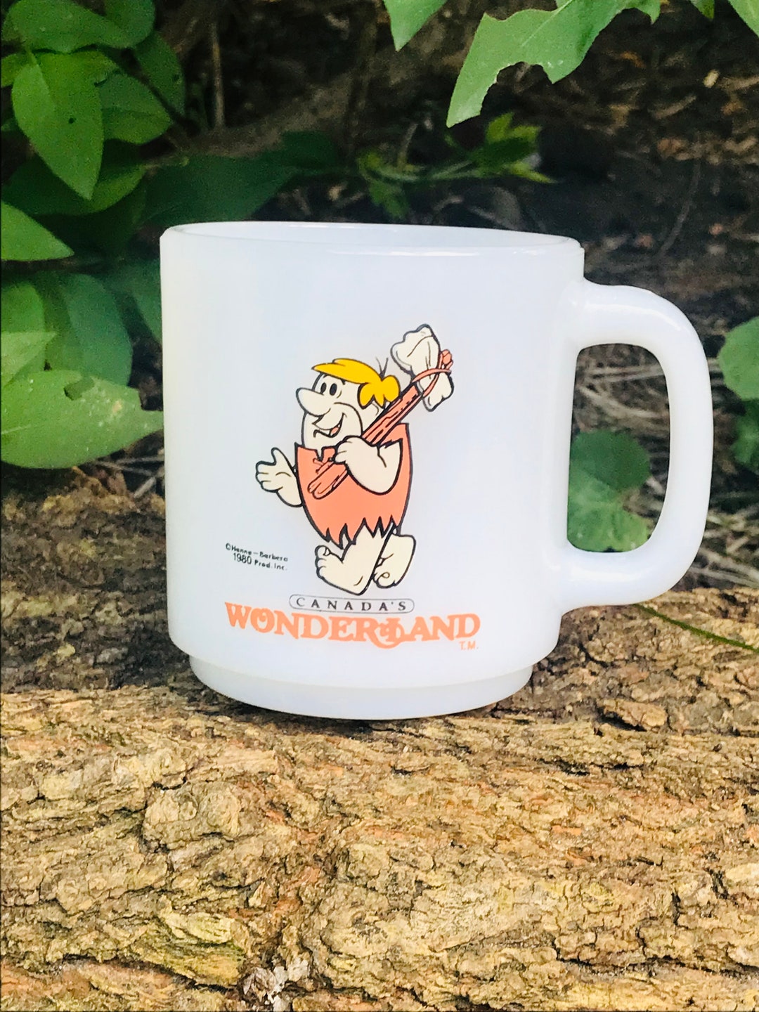 Vintage 1980s Canadas Wonderland Barney Mug Glasbake Mug - Etsy