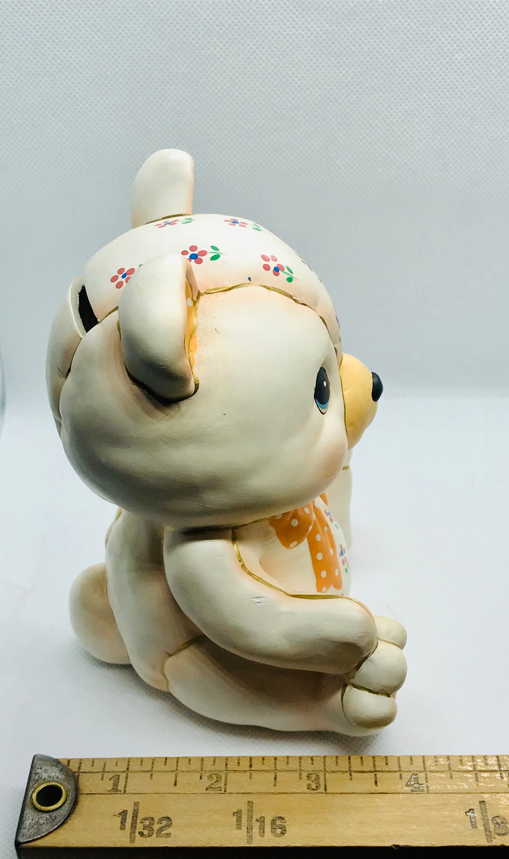 ADORABLE Lefton 1987 Teddy Bear Coin Bank Vintage Piggy Bank - Etsy