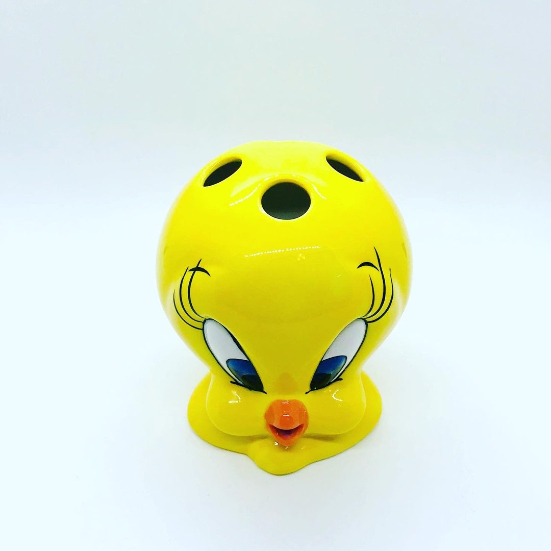 Vintage 1993 Tweety Bird Tooth Brush Holder, Bathroom Decor, Tweety ...
