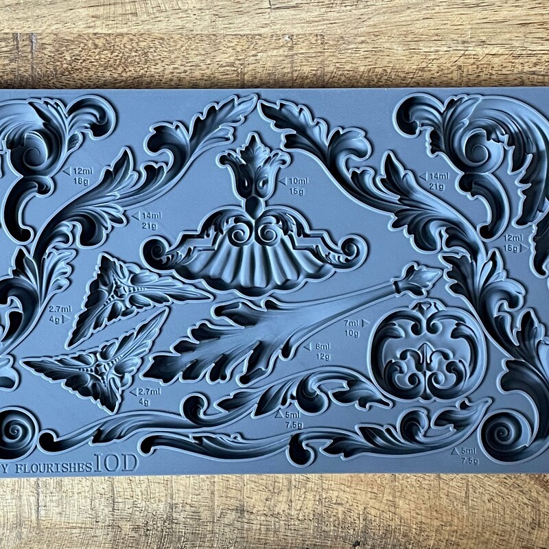 Flourish Mold - Etsy