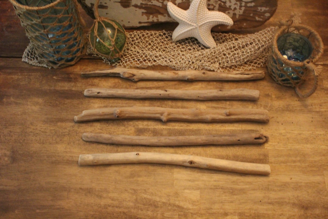 5 Beautiful Large Pieces of Surf Tumbled California Driftwood Sticks ...
