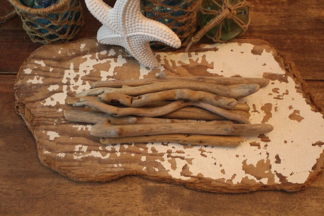 10 Pcs of Small Surf Tumbled California Driftwood Sticks for Macrame ...